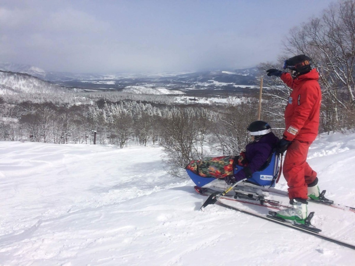 Sit-Ski as Submarine – Kate Swain